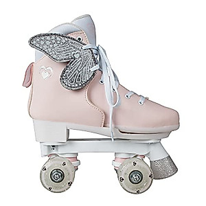Circle Society Adjustable Roller Skates- Classic - Inverted Pink Vanilla SZ 3-7