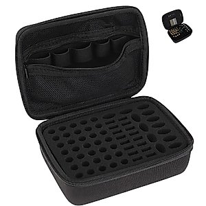 HUIZHU EVA Storage case with Elastic Protective Sponge for Storing 5IO pen Battery and Electronics and USB Charger and U disk (Black)