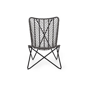 Christopher Knight Home 317578 Galtin Accent Chair, Gray + Black