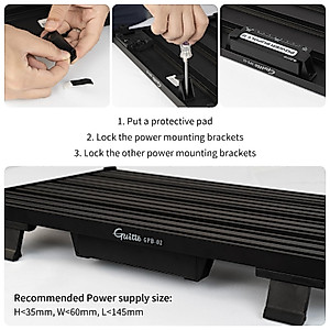 Guitar Pedalboard - Guitto Effects Pedal Board Aluminum Alloy Super Light with Carry Bag (GPB-03 Large)