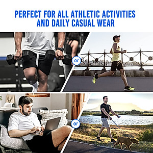 maamgic Mens Running Shorts, Soft 5" Gym Short with Zip Pockets, Quick Dry Workout Athletic Shorts for Men Black Large