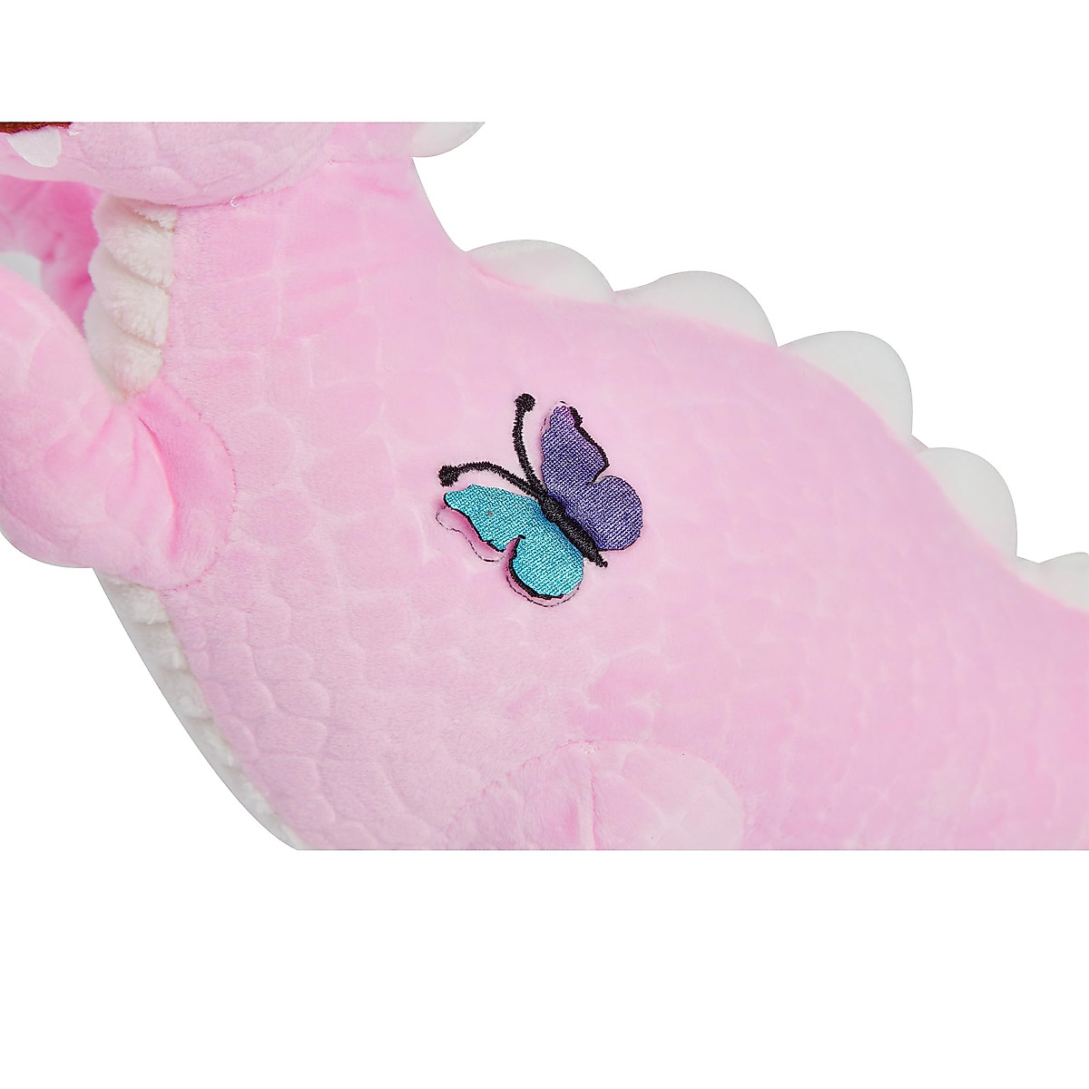 Wemi Pink Dinosaur Stuffed Animal Toys Cute Soft Dinosaurs Plush Doll T-Rex Throw Pillow for Boys Girls 11"