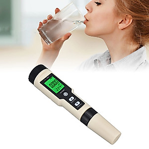 Digital Hydrogen Meter High Accuracy Water Quality Pen Tester for Drinking Water Hydroponics Aquariums Swimming Pool