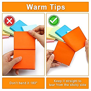 Sticky Notes, Shuttle Art 9 Bright Colors Stickies, 9 Pads 630 Sheets Total, 3x3 Inches Self-Stick Pads for Home, School, Office