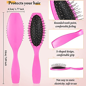 Gandeer 2 Pcs Wig Hair Brush Set - Stainless Steel Wire Brush for Synthetic Wigs, Hair Extensions for Women and Girls