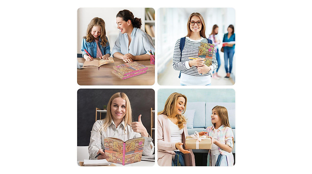 SallyFashion Vintage European Diary Notebook | Travel & Creative Journal