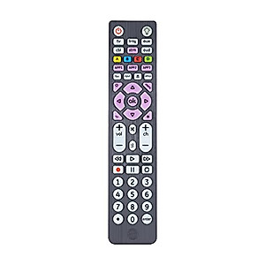 GE Home electricalGE 6-Device Backlit Universal Remote Control, Silver, 37038 & Universal Remote Control for Samsung, Vizio, Lg, Sony, Sharp, Roku, Apple TV, Smart TVs, Graphite
