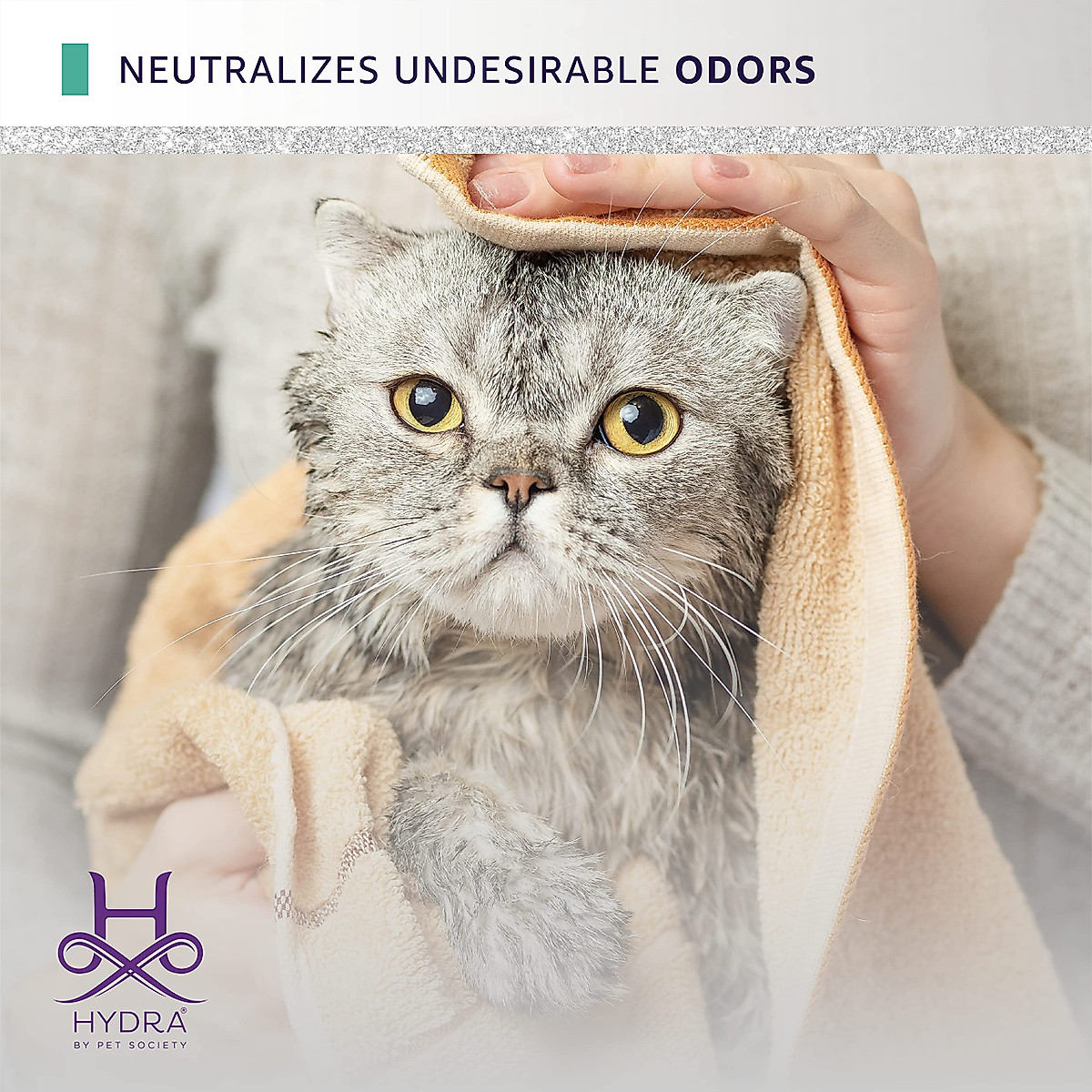 Hydra Professional Face and Eye Cleaner for Dogs and Cats, No-Rinse Pet Cleaner for All Breeds and Coat Types