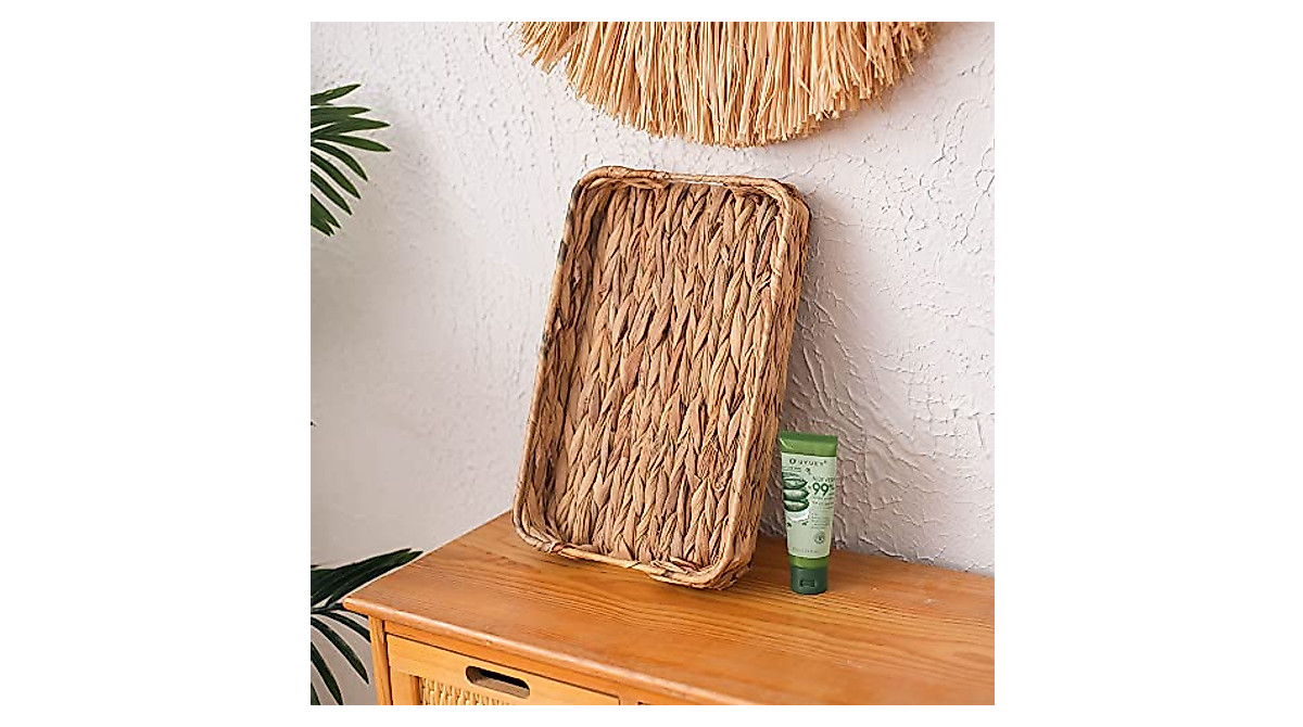 HDKJ Grass Weaving Tray - Eco-Friendly Storage & Decor
