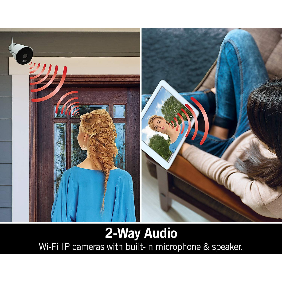 Night Owl 1080p Smart Security System with 4 AC Powered 1080p HD Wi-Fi IP Indoor/Outdoor Cameras with Night Vision and 1TB Hard Drive (Expandable up to a Total of 10 Wi-Fi Devices)