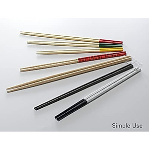 Pearl Metal Simple Use CC-1682 Chopsticks, Vegetable Chopsticks, 13.0 inches (33 cm), Silicone, Dishwasher Safe, W Gray