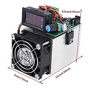DC 12V Electronic Load Tester, Load Battery Capacity Tester Module, 0-10A 100W Constant Current Discharge Monitor for Power Bank Capacity Testing