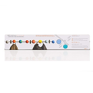 SUCK UK Solar System Coat Hooks - Decorative Wall Mounted Wooden Hanging Rack