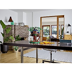 LEGO Ideas Tree House 21318, Model Construction Set for 16 Plus Year Olds with 3 Cabins, Interchangeable Leaves, Minifigures and a Bird Figure