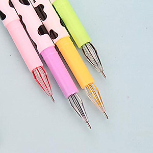 sencoo 12 pack Colorful Cute Diamond Gel Pen Candy Color Milky Cow Pens Set Writing Kawaii Stationery School Office Supplies