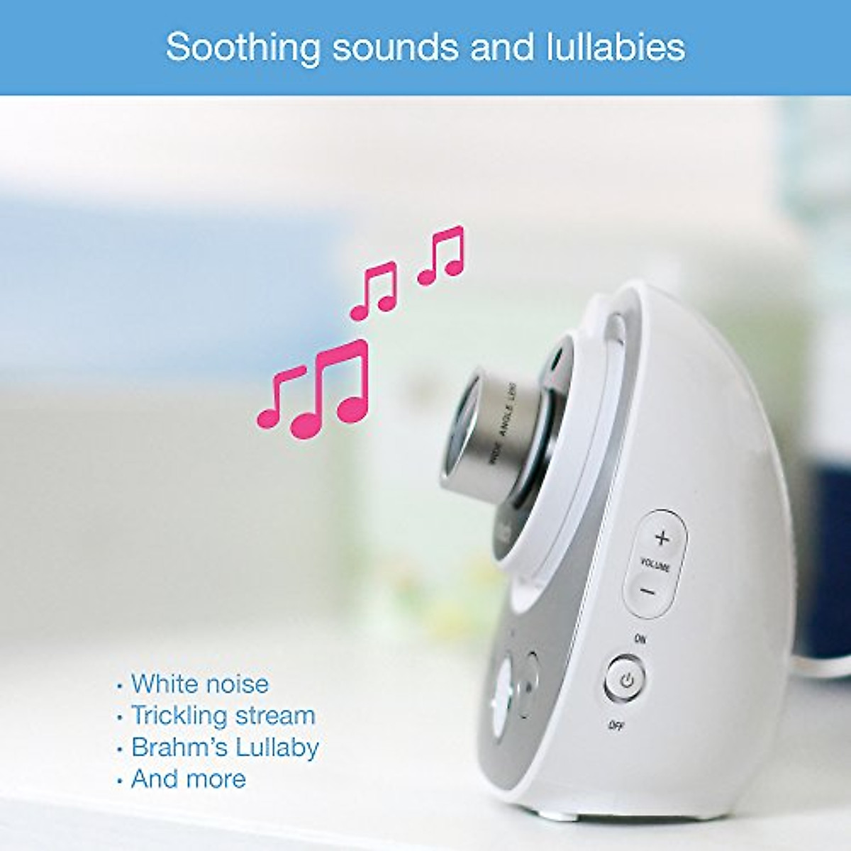 VTech VM352-2 5” Digital Video Baby Monitor with 2 Cameras, Wide-Angle Lens and Standard Lens, Silver and White