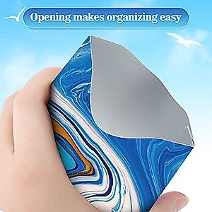 24 Pieces RFID Blocking Sleeves Aluminum Foil Identity Prevention RFID Credit Card Holders Includes 18 Card Sleeves and 6 Passport Sleeves