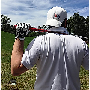 BG Bender Golf Glove | Wear On Left | (White Bones, Mens XL)