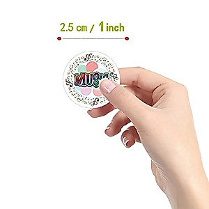 Music Stickers (500 PCS), 10 Graphic Aesthetics Cartoon Decal Rolls Self-Adhesive Seals for Kids Girls Boys Teens for Birthday Party Decoration for Water Bottle Laptop Scrapbook Card Envelope