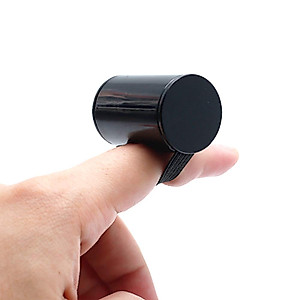 Hordion 5 Pcs Finger Shaker Rhythm Sand Shaker Instrument Finger Shot Ring for Ukulele Guitar Mandolin Banjo