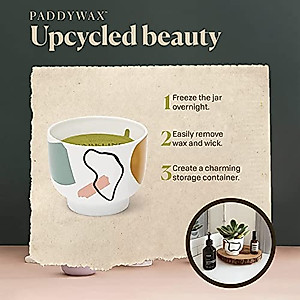 Paddywax Wabi Sabi Artisan Hand-Poured Scented Candle, 12-Ounce, Sparkling Bergamot