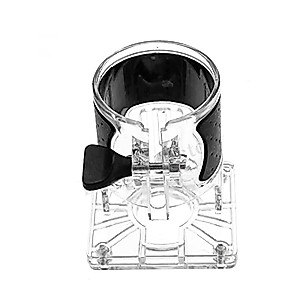 Cozyel 110V 800W Palm Router Electric Hand Trimer Wood Router 1/4" Collets Woodworking Tool Laminate Trimer, Red