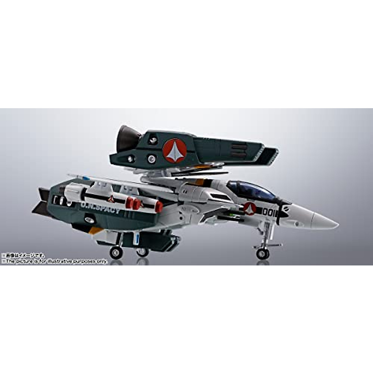 BANDAI SPIRITS(バンダイ スピリッツ) HI-Metal R Super Time Fortress Macross VF-1S Super Valkyrie (Kireki Ichijo), Approx. 5.5 inches (140 mm), Die-Cast & ABS & PVC Pre-Painted Action Figure