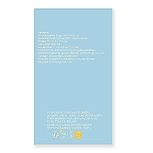 Bugucat Bento Box 54 Oz, Lunch Box with 3 Compartments and Cutlery, Reusable Lunch Containers with Ice Pack, Adults Food Storage Containers for Work Picnic, Dishwasher-safe, BPA-Free