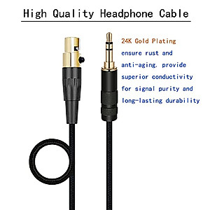 gotor 6N OFC Replacement Cable for AKG Q701 K702 K240 K240S K240MK II K141 K171 K181 K712 Q702 Headphones