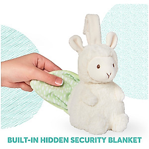 GUND Baby Lil’ Luvs Tuck-Away Lovey, Liam Llama, Ultra Soft Animal Plush Toy with Built-in Baby Blanket for Babies and Newborns