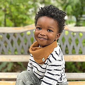 Kishu Baby Indi - GOTS Organic Muslin Infinity Bibs - Set of 5 (Azteca Bundle)