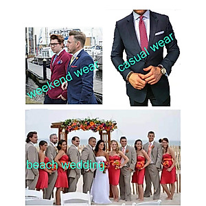 WITZROYS 100% Silk Ties for Men Handmade Neckties with Lobsters Printed+Gift box