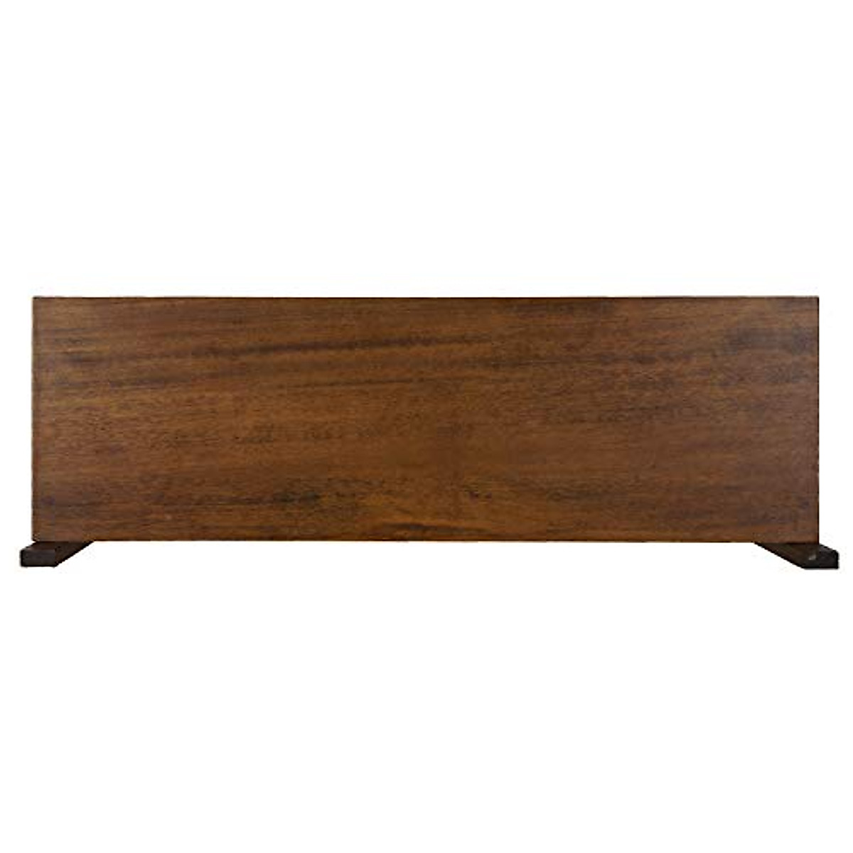 Kate and Laurel Meridien Mid-Century Wall Shelves, 24" x 8" x 24", Walnut, Transitional Wall Decor and Storage