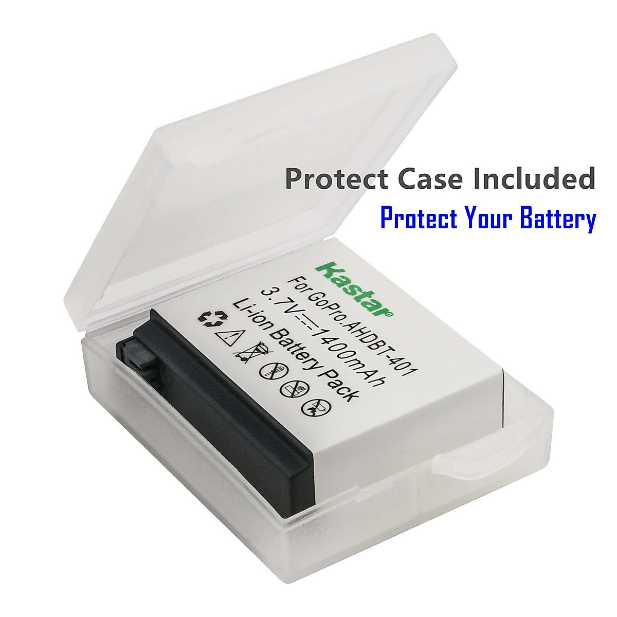 Kastar 3-Pack Battery and LTD2 USB Charger Replacement for Gopro AHDBT-401, AHBBP-401 Action Sport Camera, HERO4 Black, Hero 4 HD Black, HERO4 Silver, Hero 4 HD Silver Action Sport Camera