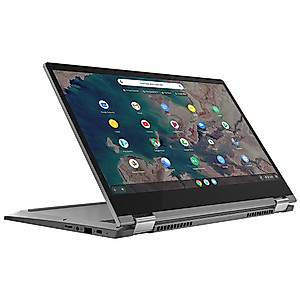 Lenovo Chromebook Flex 5 Laptop, 13 Inch FHD Touch Display, Intel Core i3-10110U Processor, 4GB RAM, 192GB Storage (64GB eMMC + 128GB MicroSD), Webcam, WiFi, Bluetooth,+ MicroSD