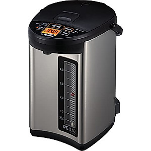 Zojirushi CV-JAC50XB, VE Hybrid Water Boiler & Warmer, 5.0 Liter, Stainless Black, Made in Japan