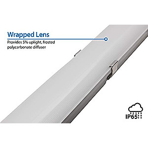 NICOR Lighting VT3(v2) Series 2ft LED Vaportite, 4000K (VT3202SUNV40)