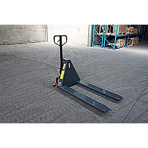 3300LB. Cap, 27" x 45", Lift Height: 3-1/2" to 31-1/2", Manual High Lift Tote Lifters for Skid/Single Sided Pallet Pake Handling Tools