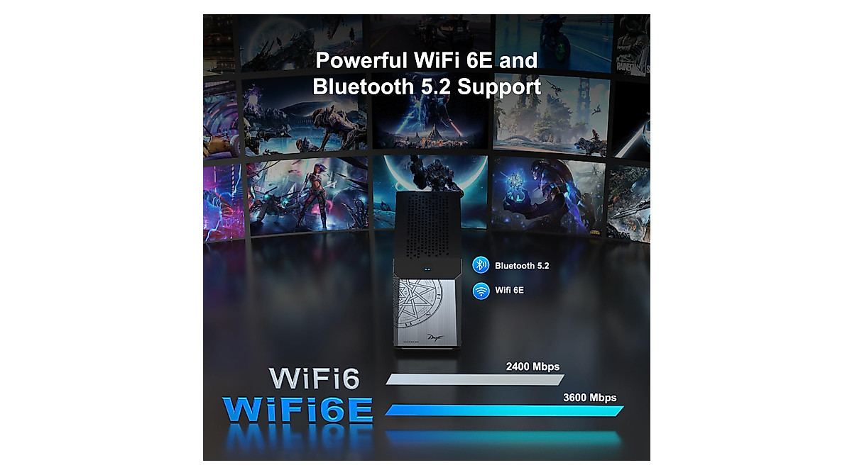 GEEKOM Mini Fun11, 11th Gen Intel Core i9-11900KB Processor, 32GB DDR4 ...