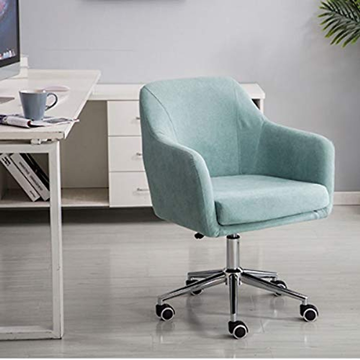 VejiA Computer Chair Home Office Chair Lifting Dormitory Chair Swivel Chair Seat Boss Chair Staff Gaming Cloth Simplicity