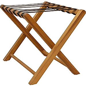 Manada Solid Teak Luggage Rack
