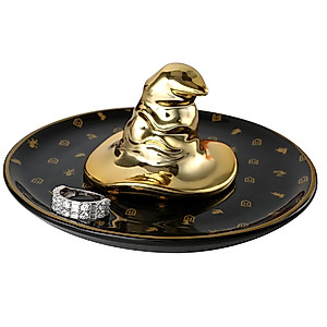 Harry Potter Sorting Hat Ceramic Trinket Tray - 3D Trinket Jewelry Holder, Bracelets Rings Earrings Storage Dish