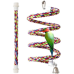 60" Rope Bungee Bird Toy Bird Perch 150CM (60") for Chicken and Parakeet