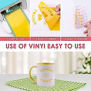 HTVRONT Accessories Bundle for Cricut Joy Accessories and Supplies Include Weeding Tools Bundle, Heat Transfer Vinyl, Adhensive Vinyl Sheets for Starter Kit-38PCS