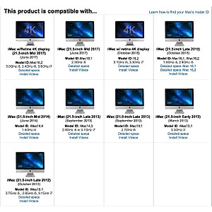 OWC SSD Upgrade Bundle for 2012-2019 21.5" iMacs, Mercury Electra 1.0TB 6G SSD, Express 2.5" USB 3.0 HDD Enclosure, Installation Tools and iMac Screen Adhesive Tape Set