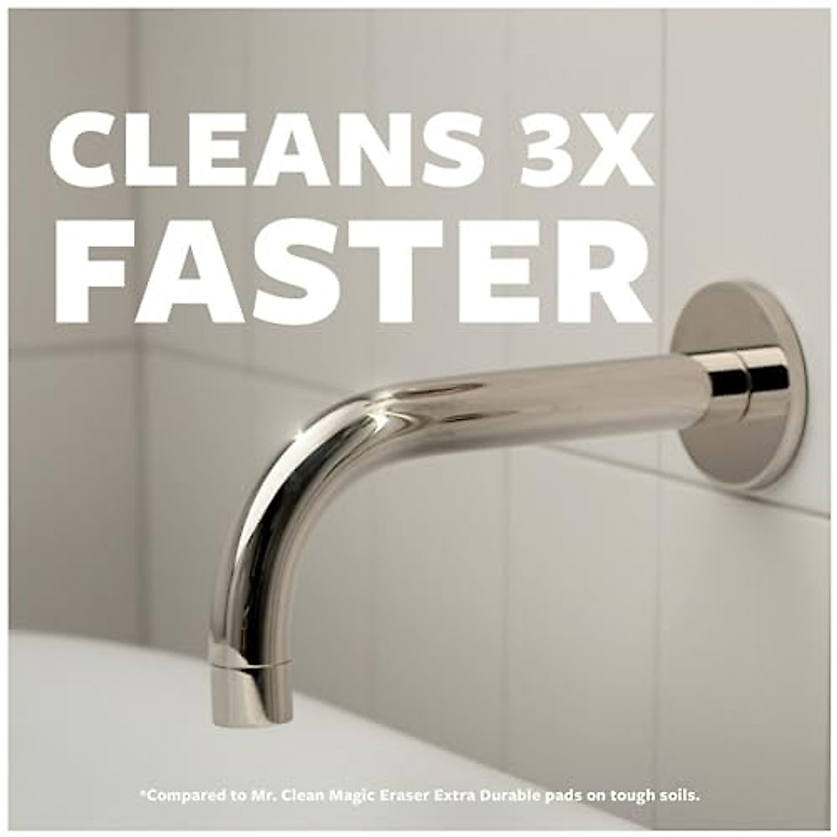 Scotch-Brite Swift Scrub Bath Cleaner Scrubbers, Soap Scum Remover for Cleaning Bathroom, Bathroom Scrubber Pads Safe for Tile, 2 Bathroom Cleaner Scrubbers