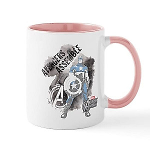 CafePress Avengers Assemble Watercolor Mug Ceramic Coffee Mug, Tea Cup 11 oz