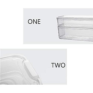 Swity Home Set of 2 Pasta Storage Containers ，Airtight Spaghetti Container Storage With Locking Lids ， BPA-Free Pasta Canister Set