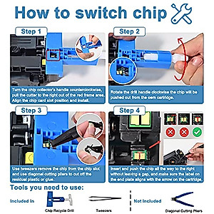 MxVol (414A NO Chip Compatible Toner Cartridge Replacement for HP 414A 414X W2020A W2020X for HP Color Pro MFP M479fdw M454dw M479fdn M454dn Printer Cartridges (KCMY-4 Pack)