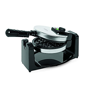 Salton WM1082, Rotary Waffle Maker, 5 kg, Stainless Steel, Black